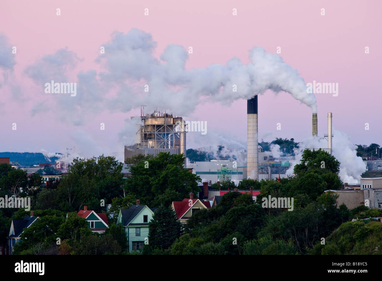 Irving pulp mill, Saint John, New Brunswick, Canada Stock Photo - Alamy