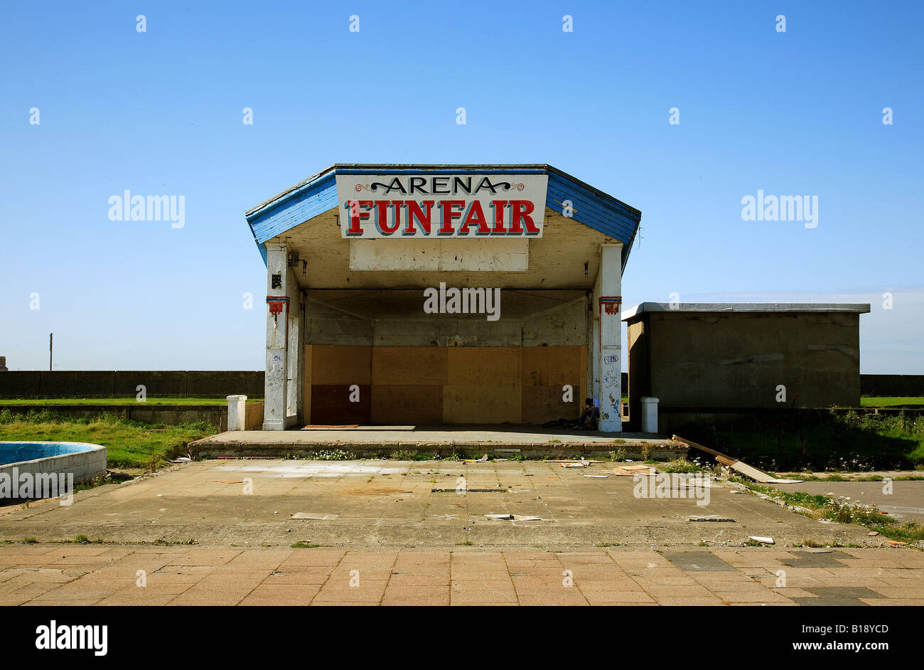 Fun Fair Sign Morcambe Stock Photo - Alamy