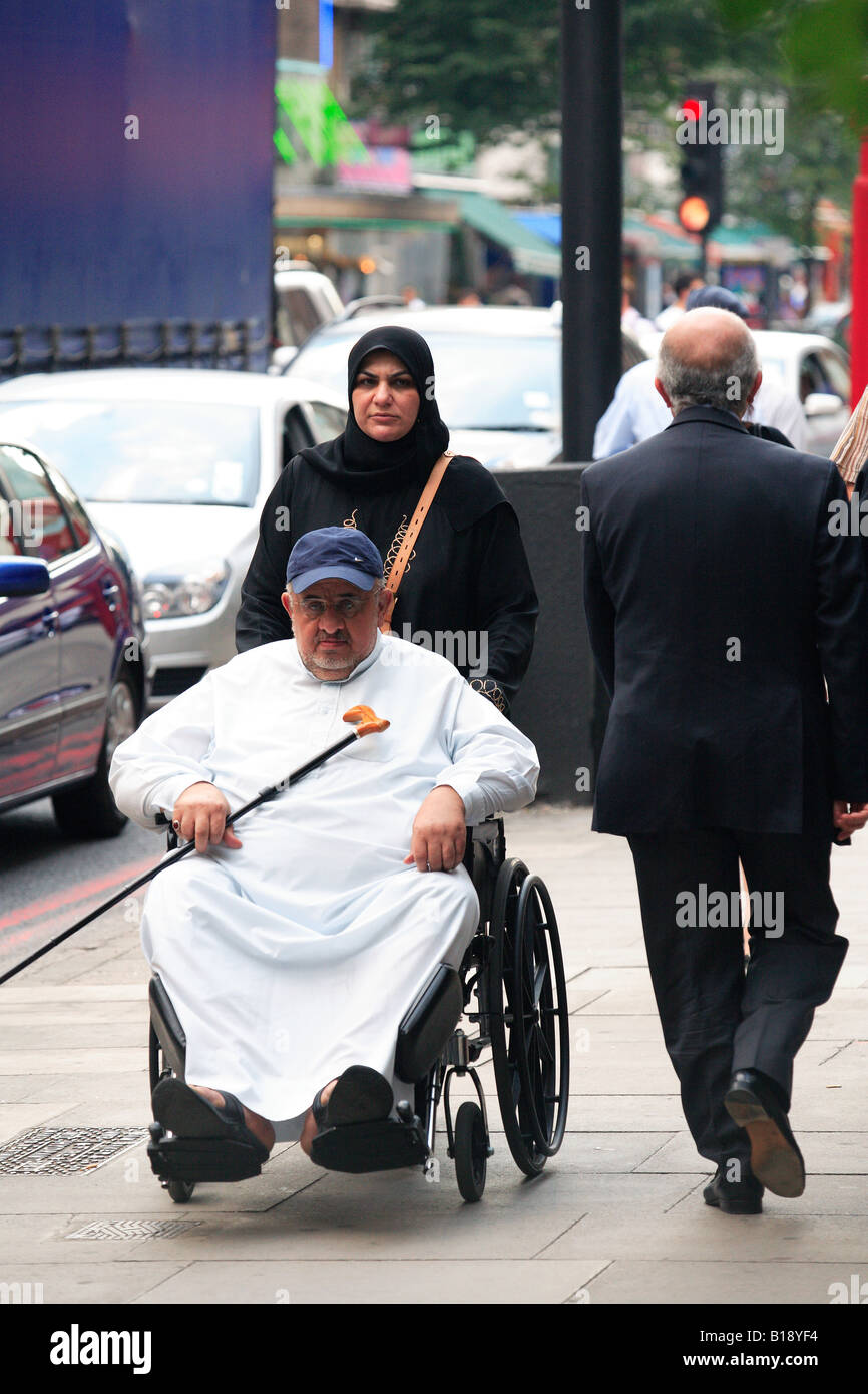 Arabic man wheelchair hi-res stock photography and images - Alamy