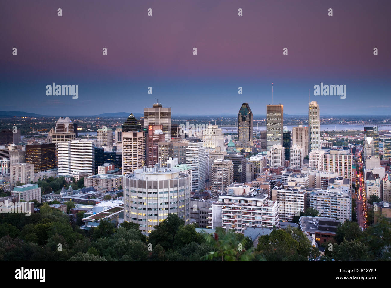 Mont royal viewpoint hi-res stock photography and images - Alamy