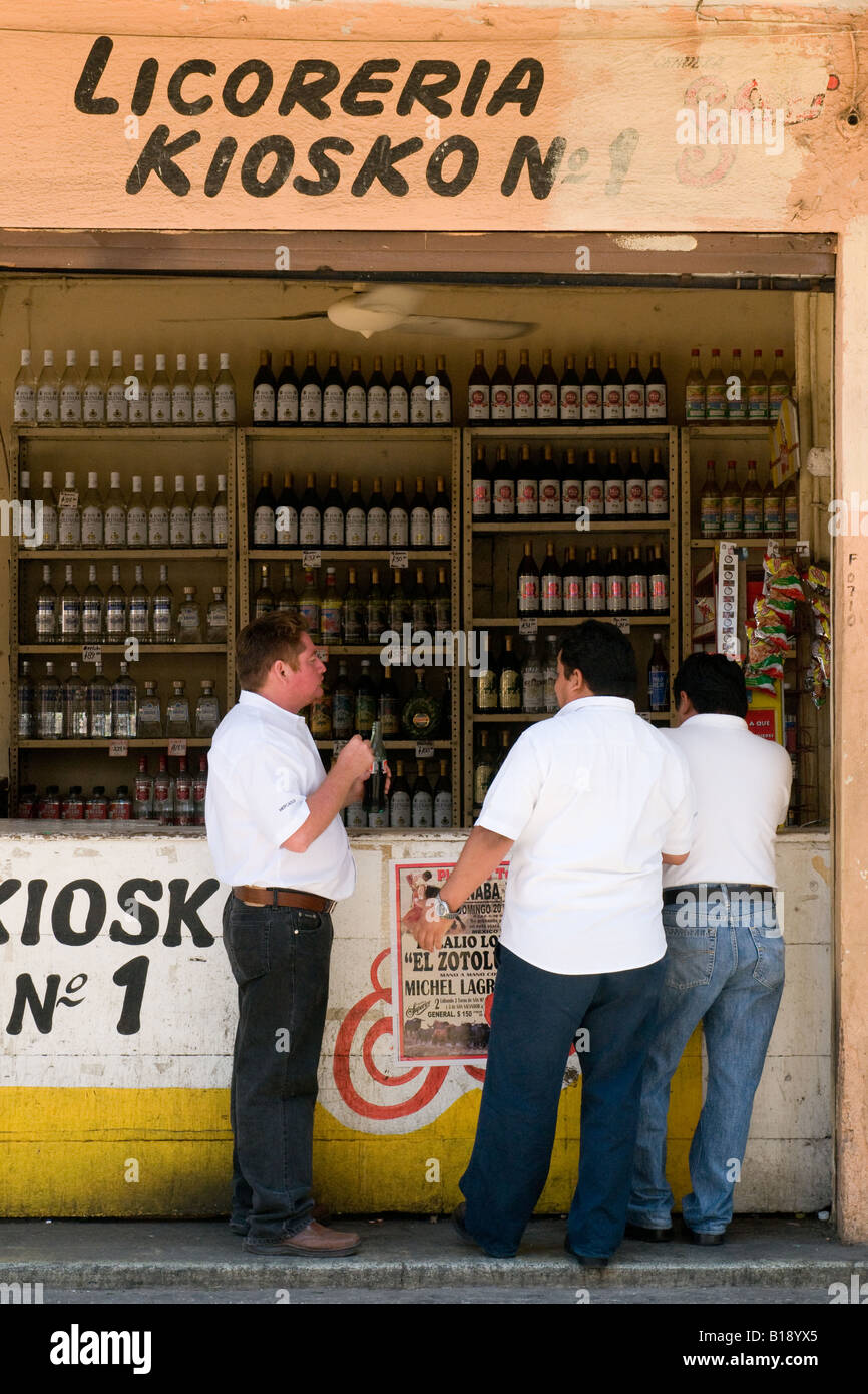 Liquor store and bar in in Merida capital of the Yucatan state Mexico ...