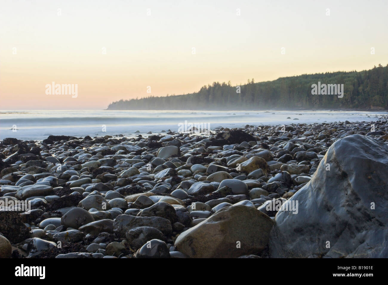 Sombrio beach at sunset hi-res stock photography and images - Alamy