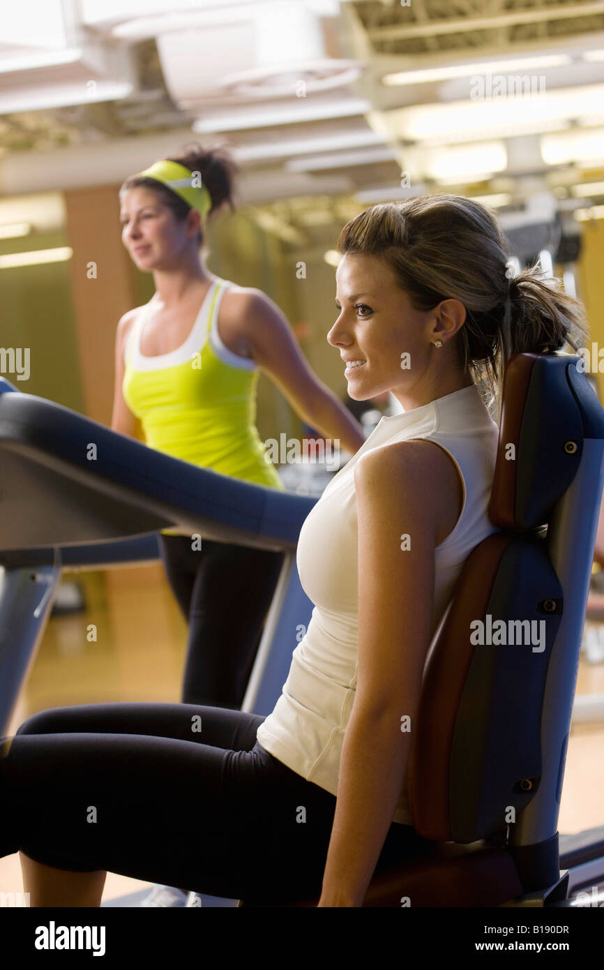 Women working out at the gym Stock Photo - Alamy