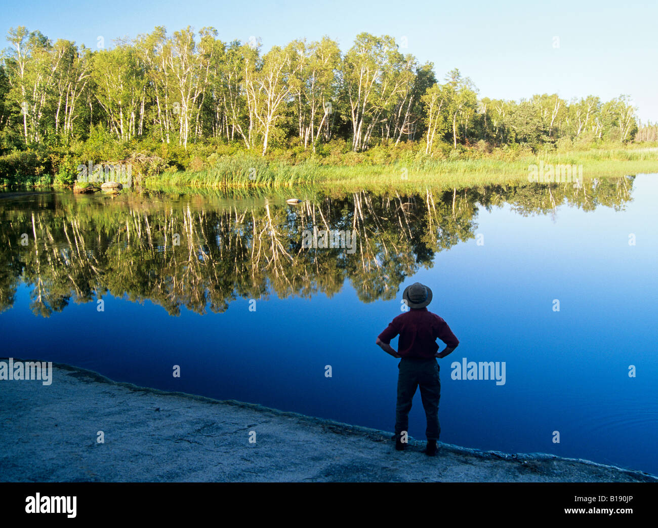 Whiteshell River, Whiteshell Provincial Park, Manitoba, Canada Stock ...