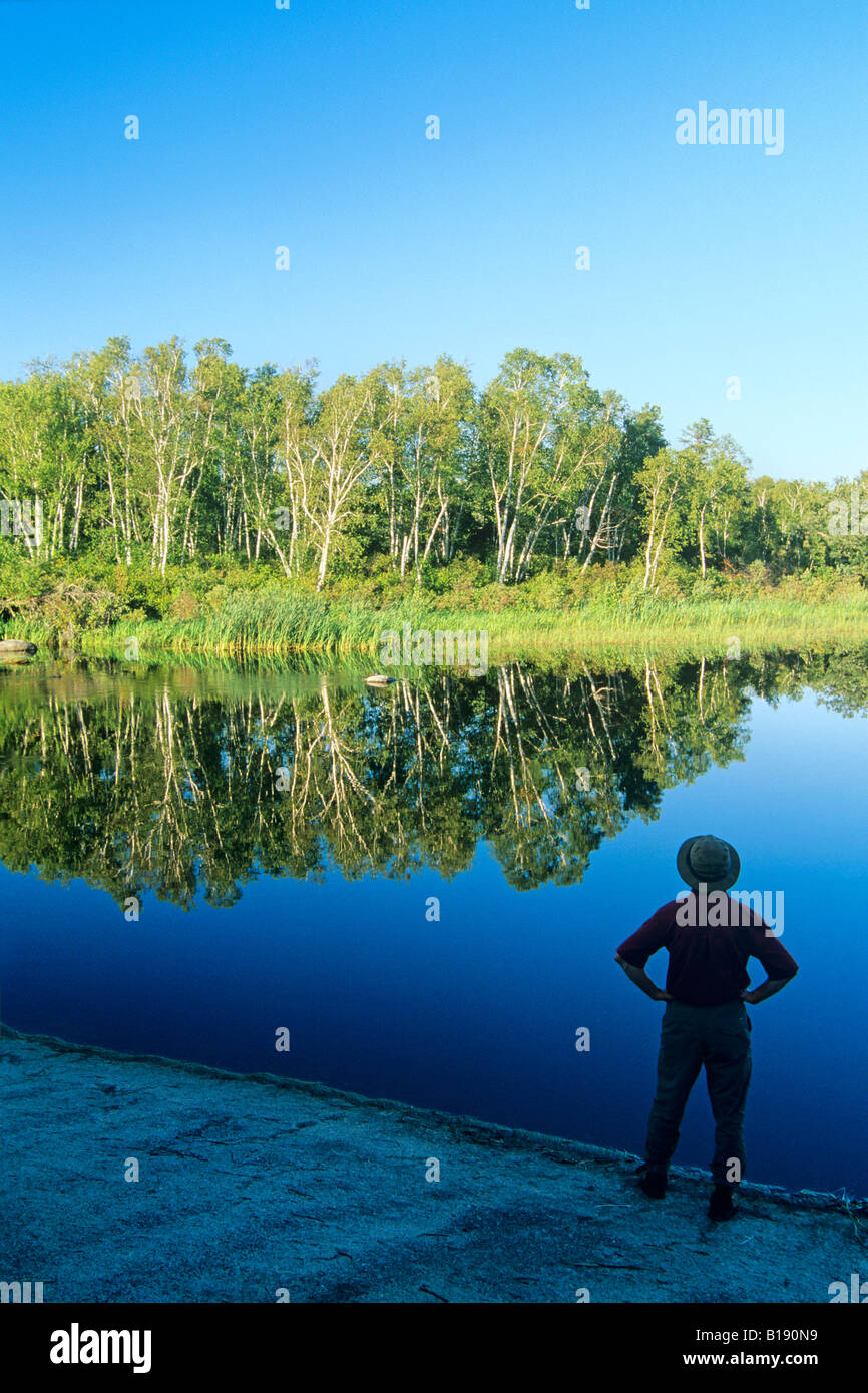 Whiteshell River, Whiteshell Provincial Park, Manitoba, Canada Stock ...