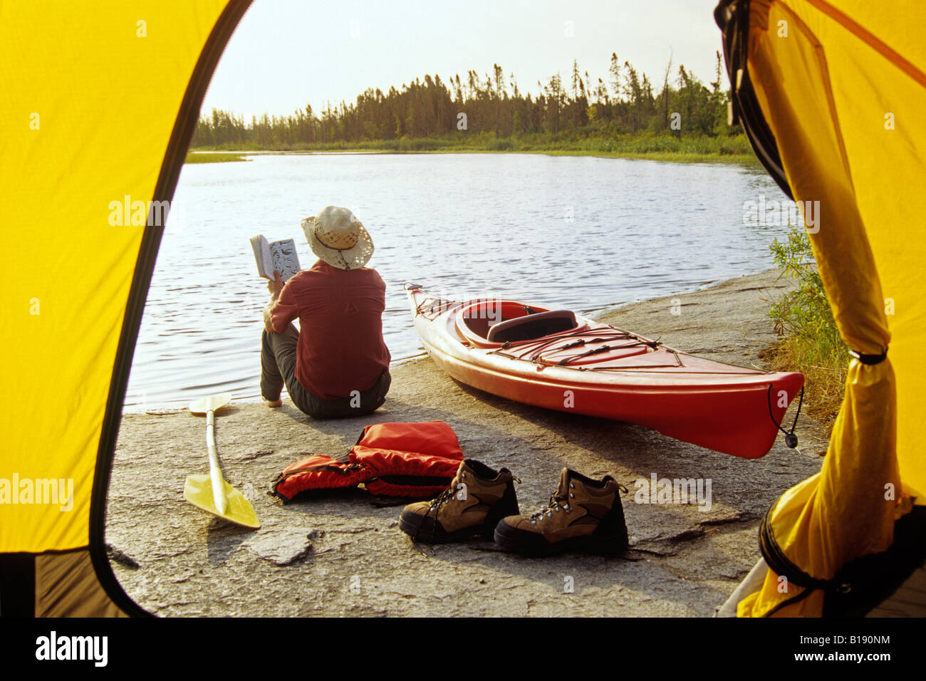 Along the Whiteshell River, Whiteshell Provincial Park, Manitoba ...