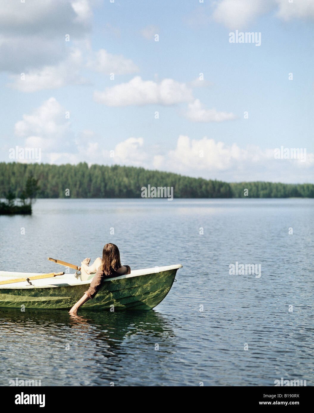In a rowboat hi-res stock photography and images - Alamy
