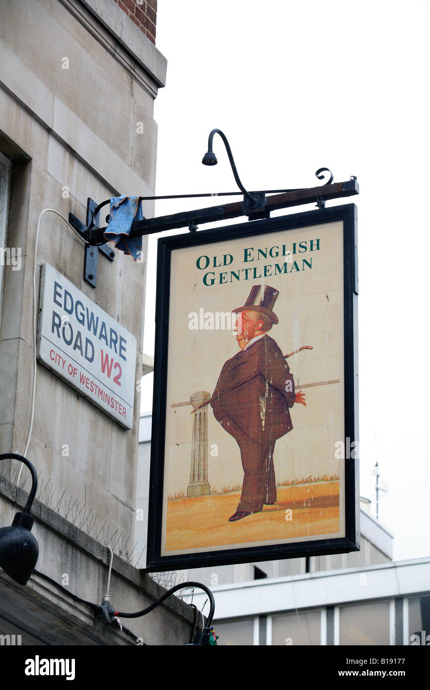 united kingdom central london w2 edgware road the old english gentleman ...