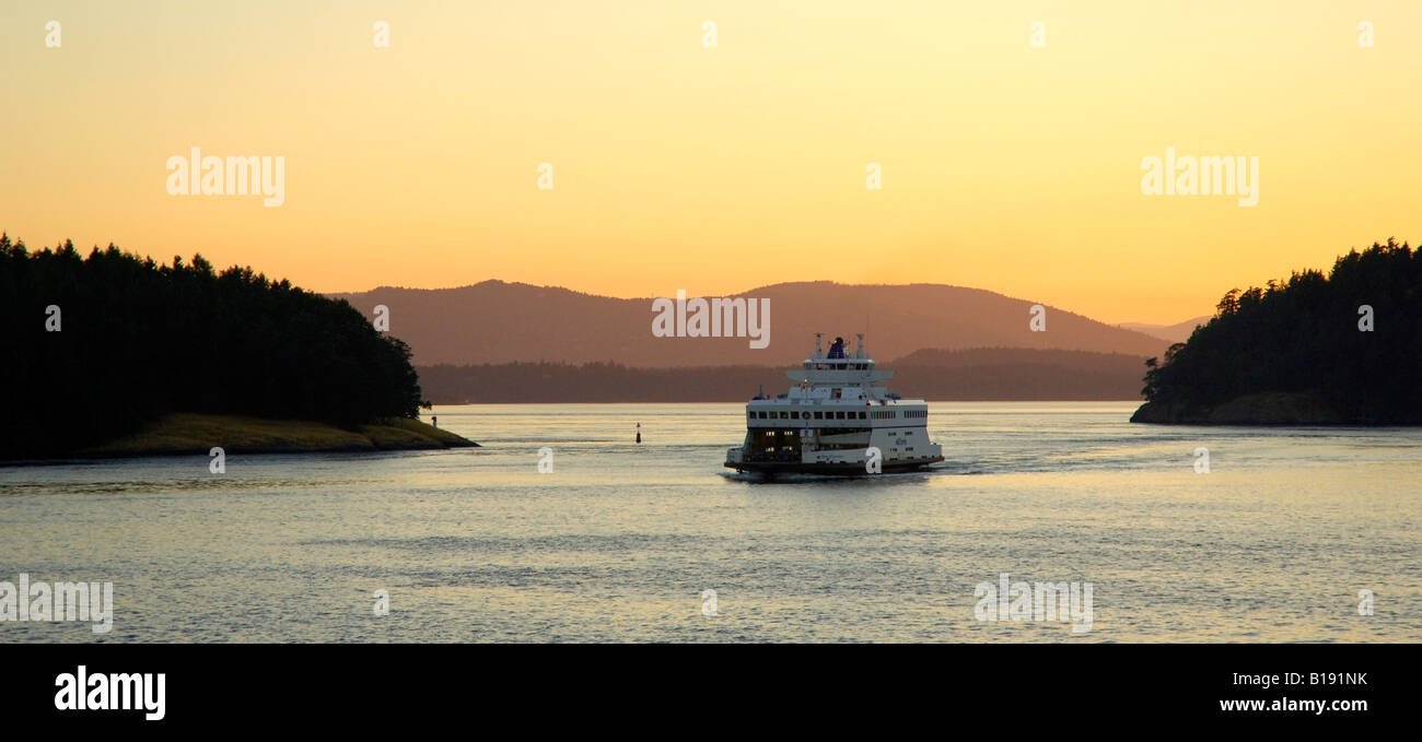 The Queen of Cumberland enters Active Pass from the west side. British ...