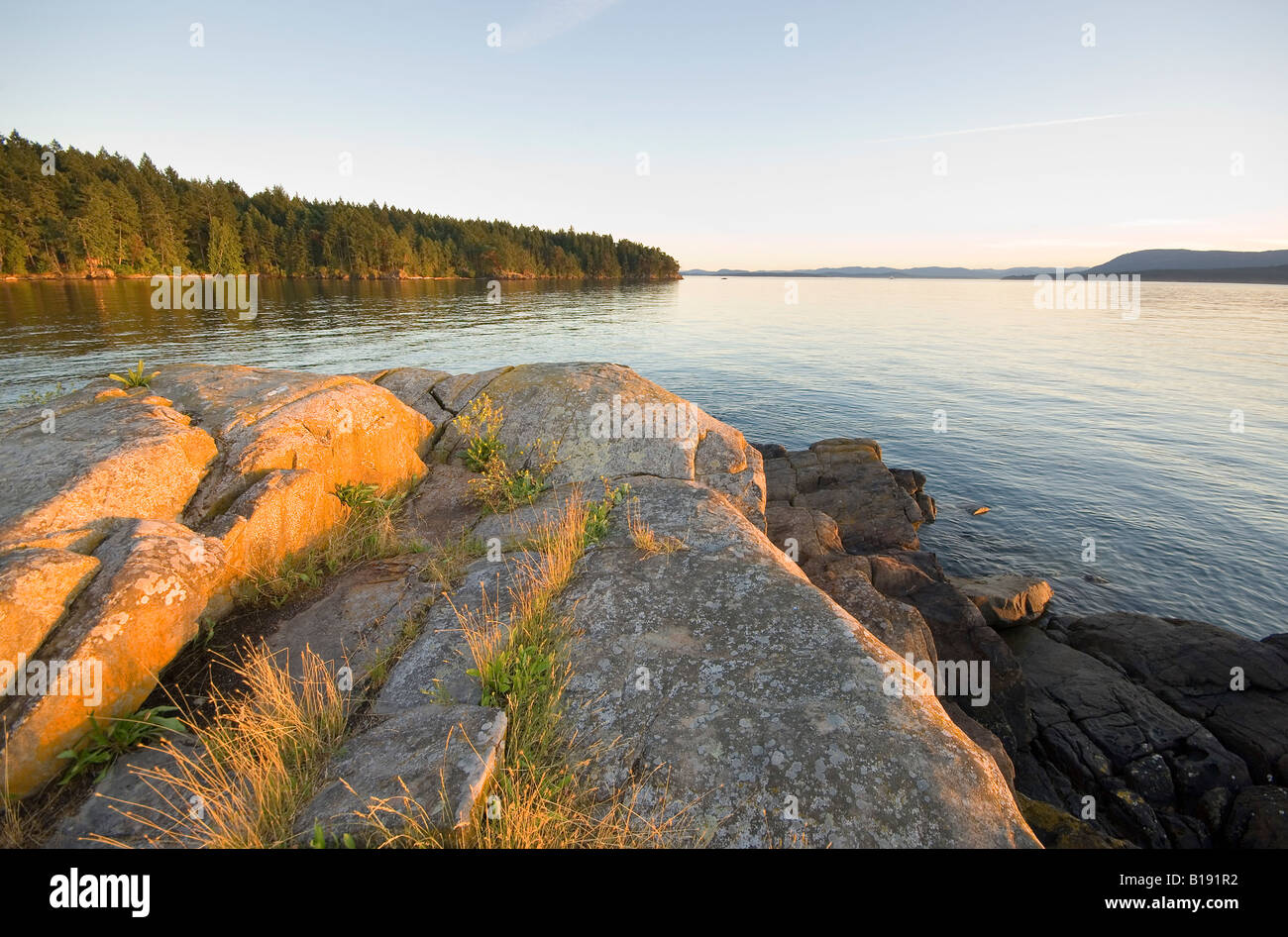 The view from Roesland, North Pender Island, British Columbia, Canada ...