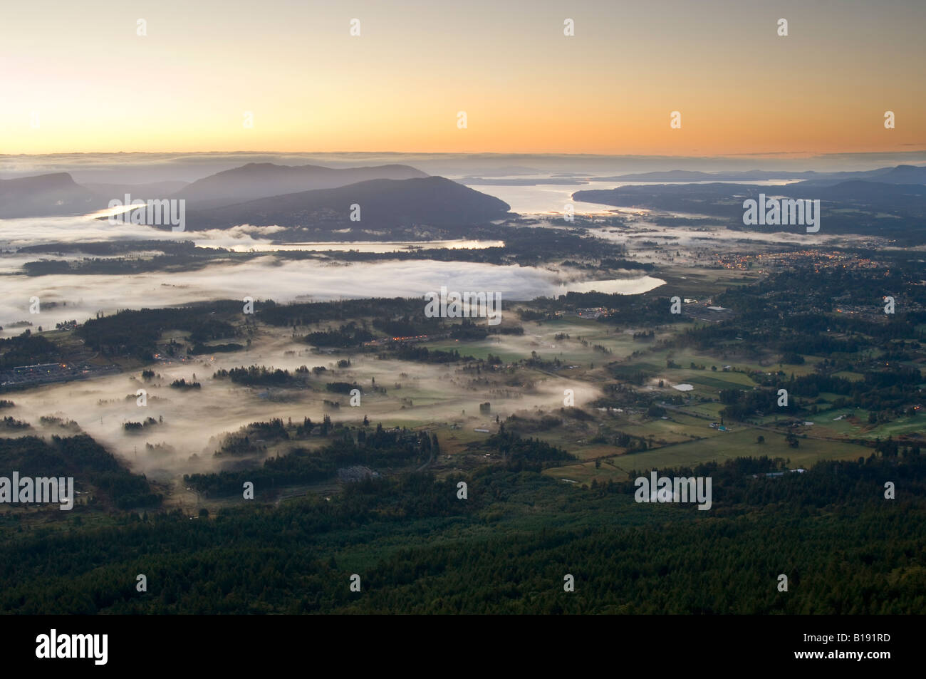 Sunrise from mt prevost hi-res stock photography and images - Alamy