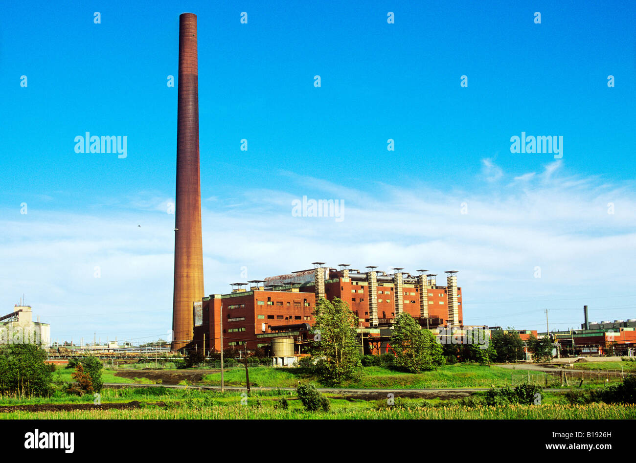 Inco Copper, Nickel Refinery, Sudbury, Ontario, Canada Stock Photo - Alamy