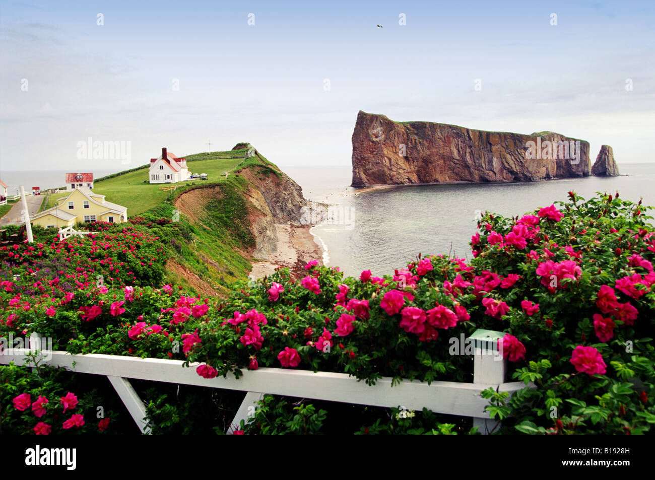 Perce Rock, Gaspe, Quebec, QC, Canada Stock Photo - Alamy