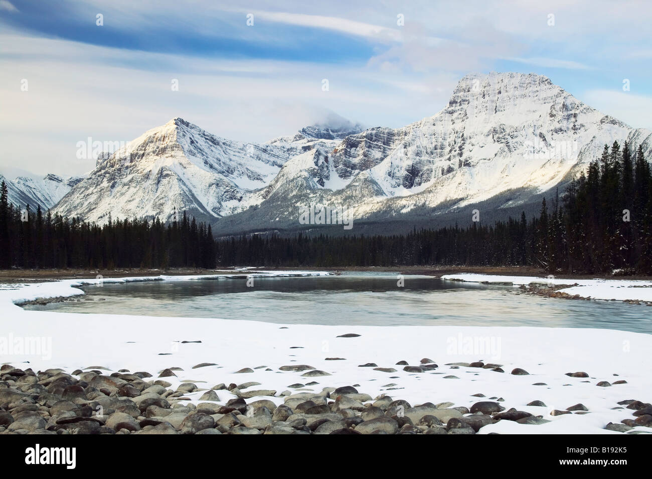 Mount Christie Jasper National Park Stock Photos & Mount Christie ...
