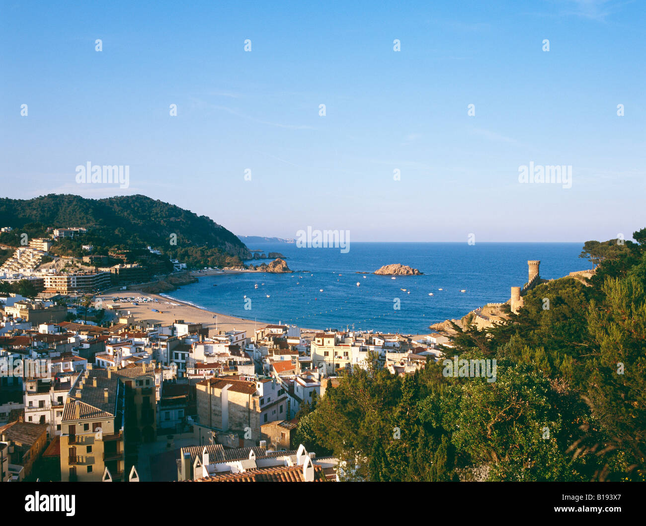 Tossa De Mare Spain Europe Stock Photo - Alamy