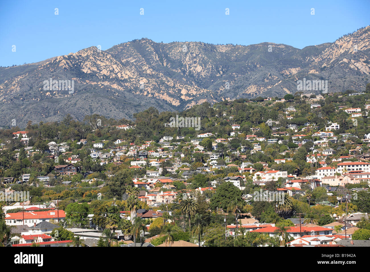 Santa barbara overview hi-res stock photography and images - Alamy