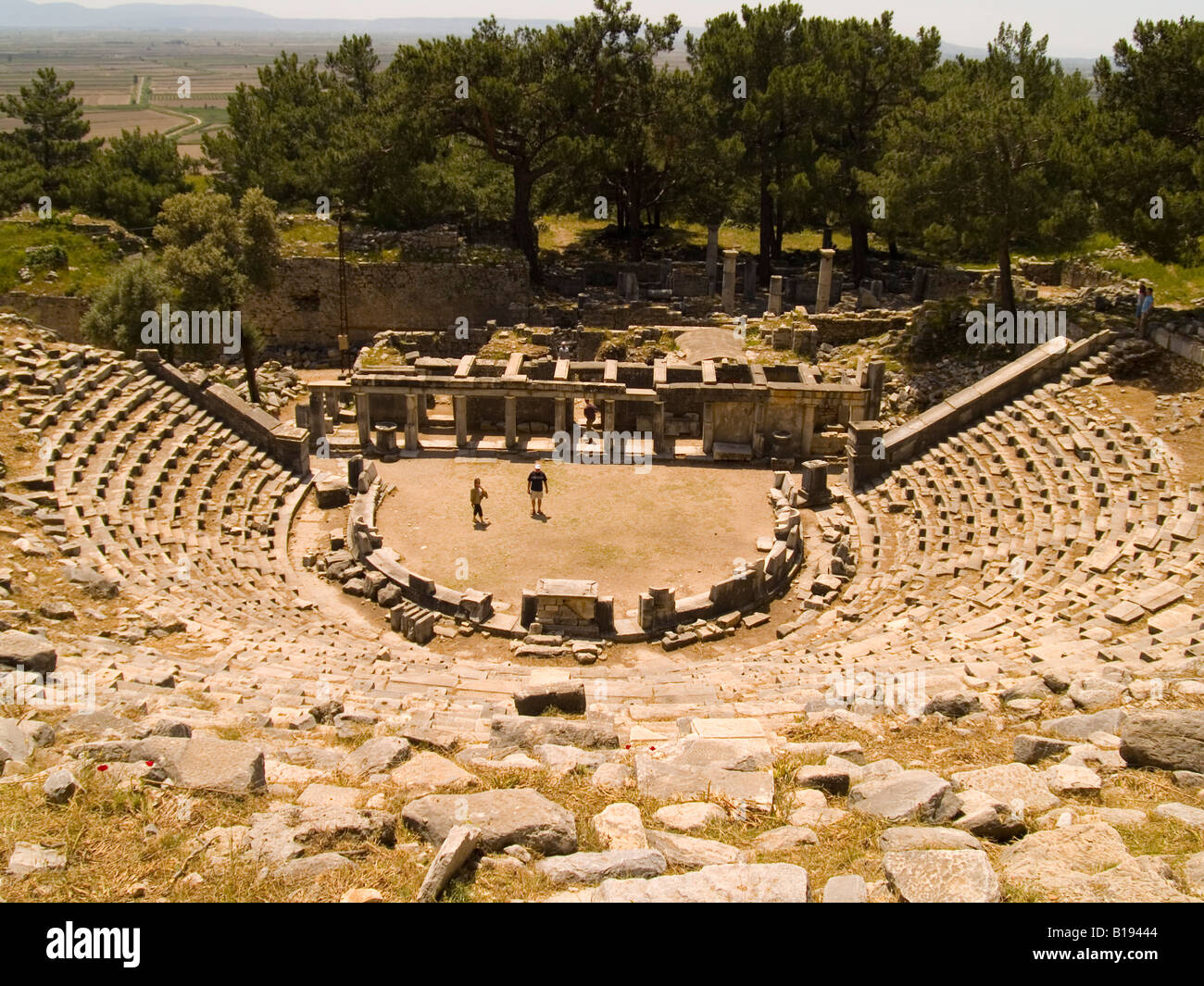 The Theatre, Priene, Turkey Stock Photo - Alamy