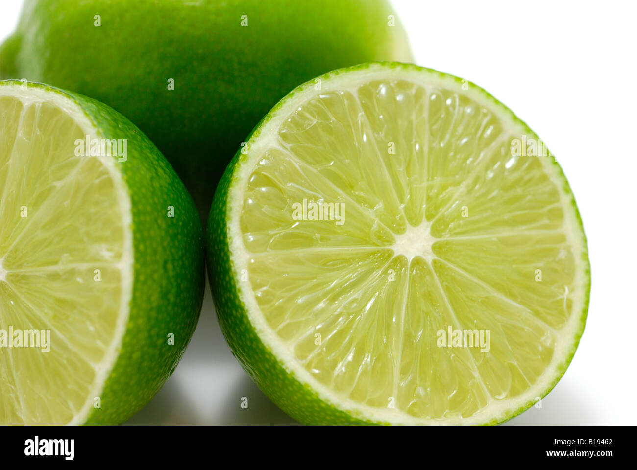 Whole and Sliced Lime Stock Photo - Alamy