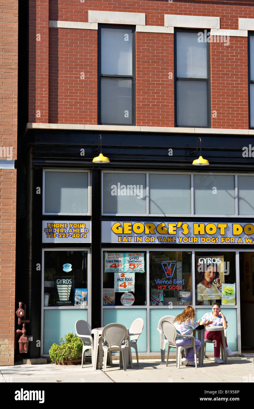 Hot dog stand chicago hi-res stock photography and images - Alamy