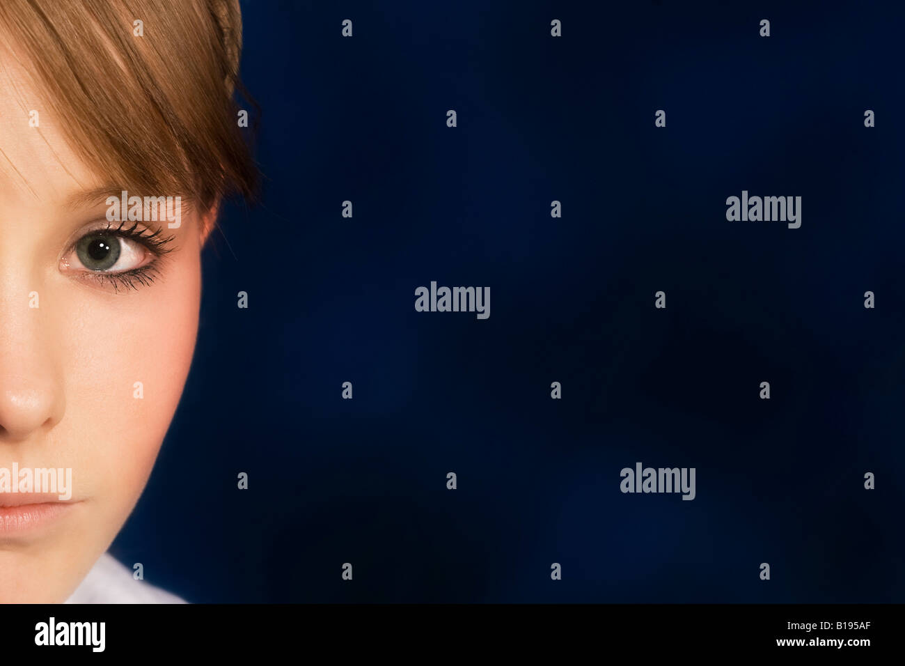 Solemn girl hi-res stock photography and images - Alamy