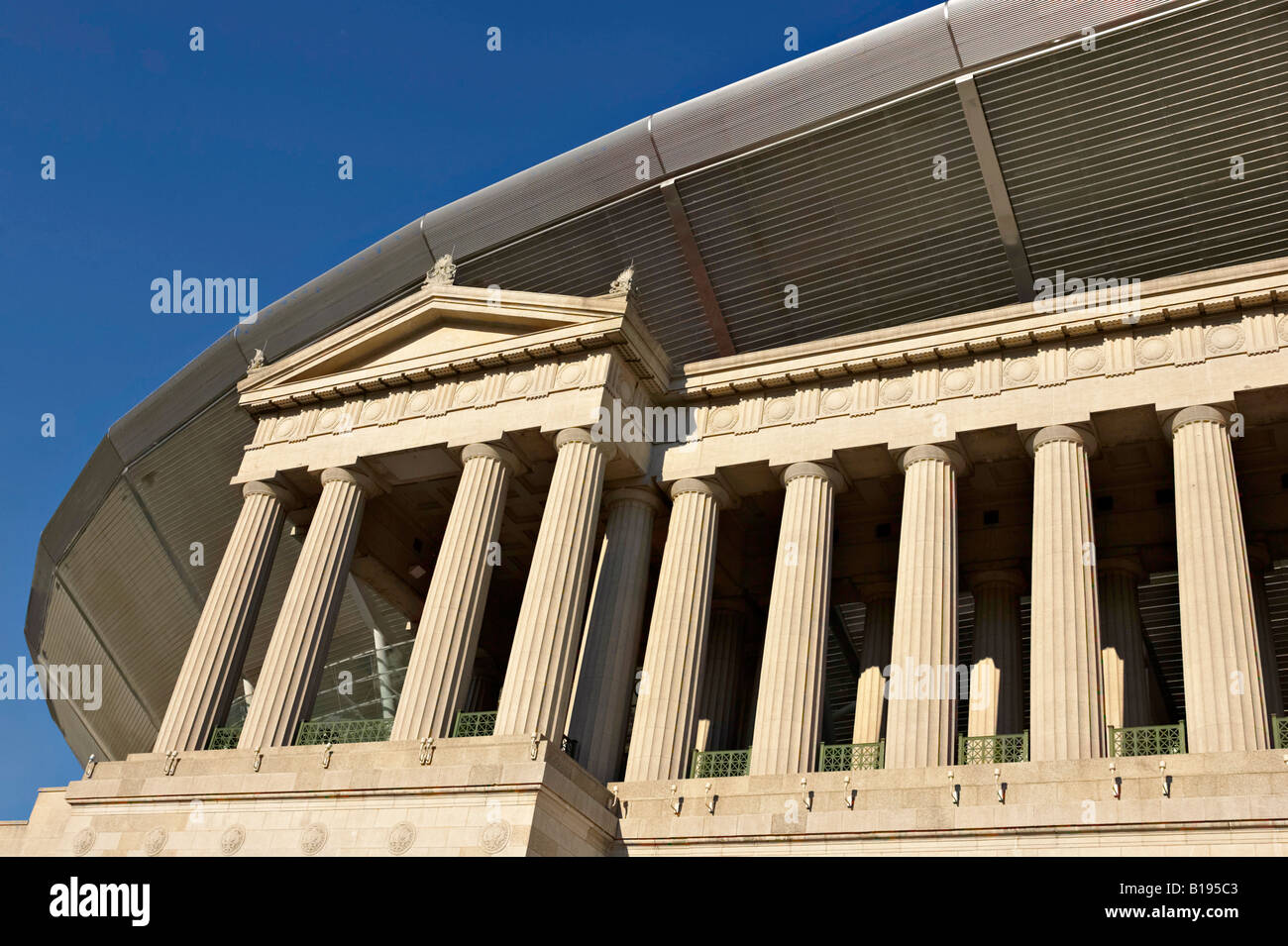 BUILDINGS Chicago Illinois Soldier Field redesigned football field home ...