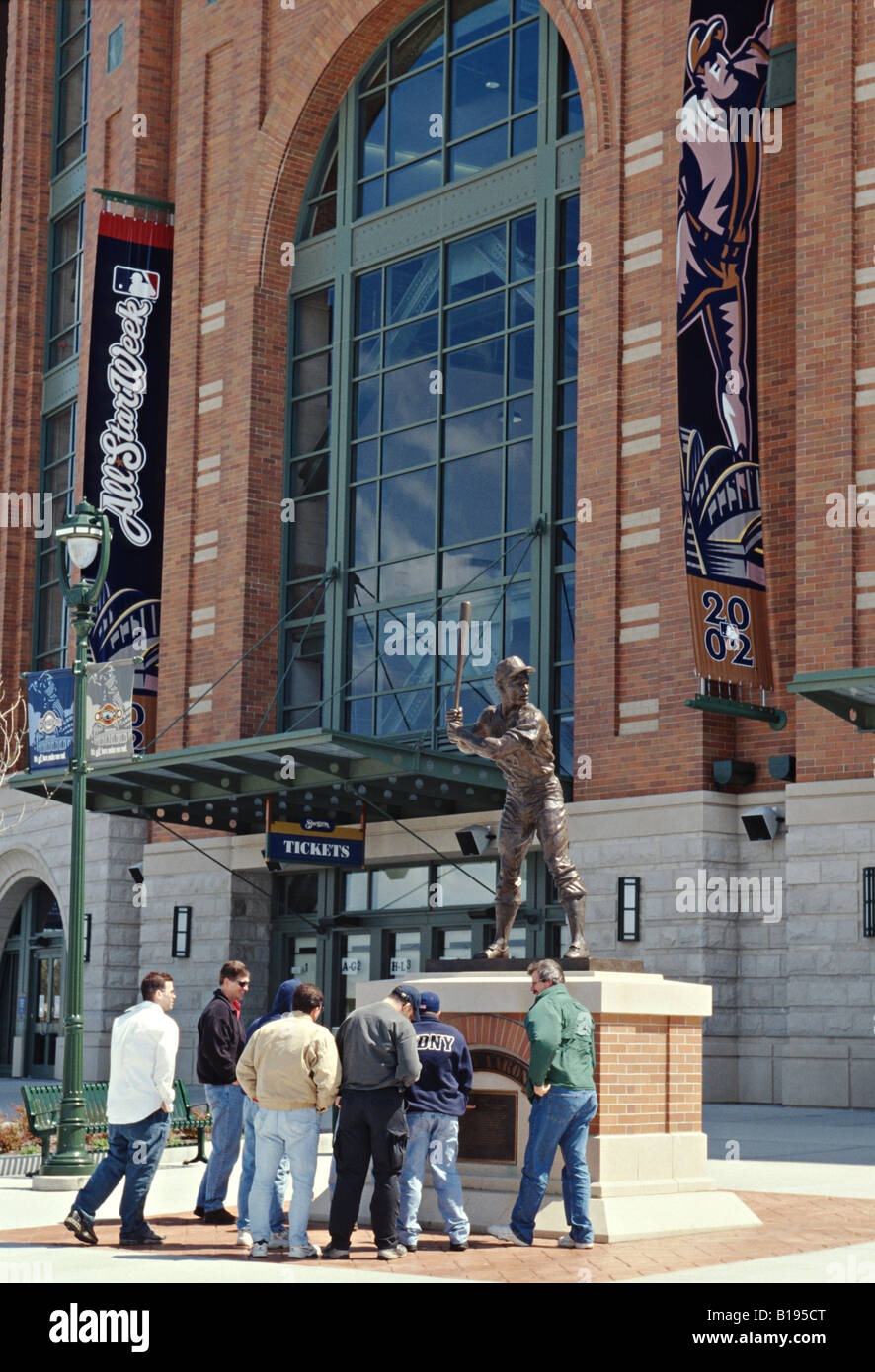 WISCONSIN Milwaukee Miller Park baseball stadium exterior Home of ...
