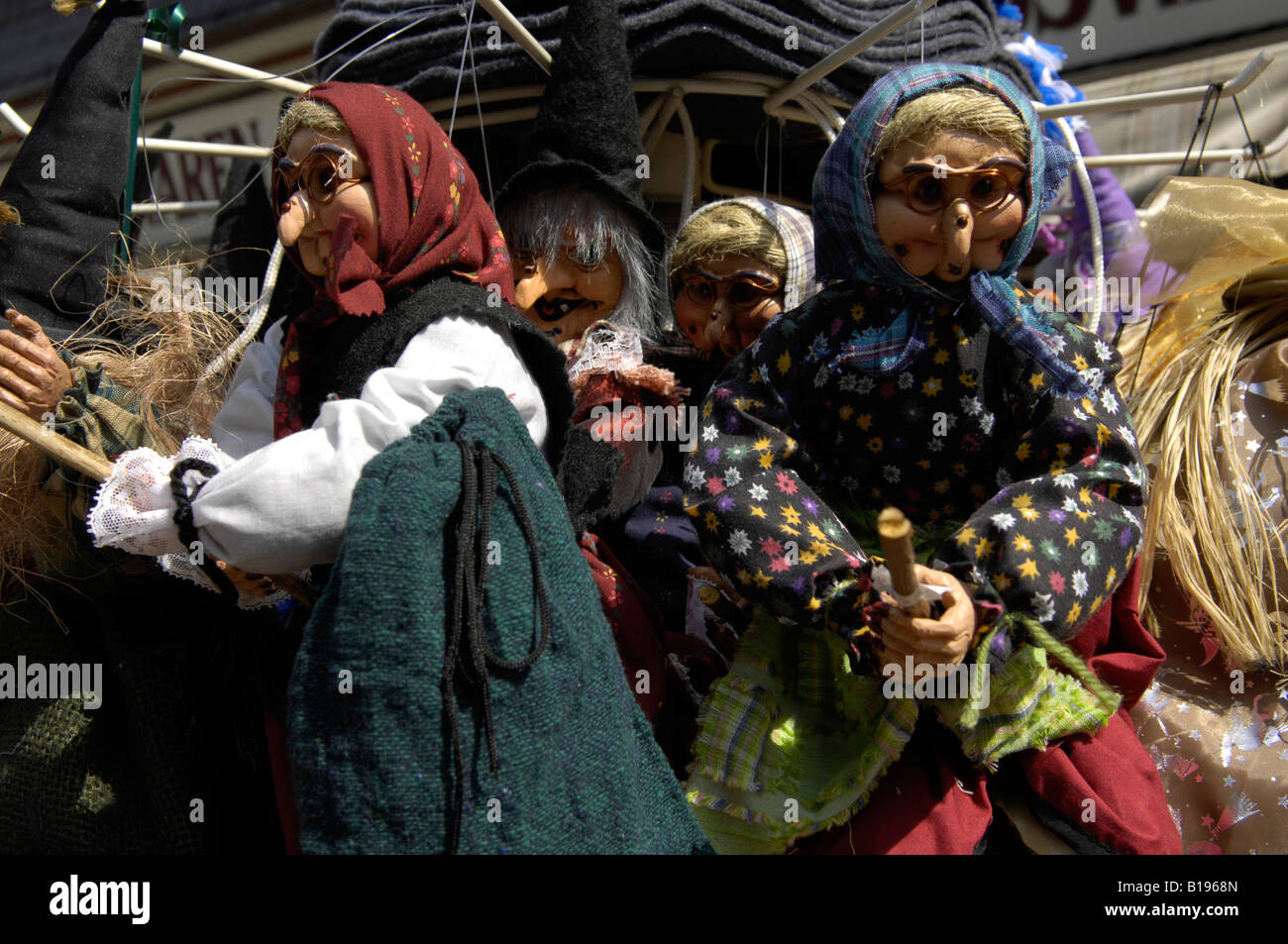 goslar witches puppets souvenir shop historic old town altstadt harz ...