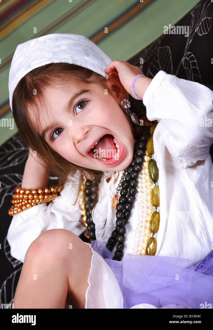 Girl dressing up Stock Photo - Alamy