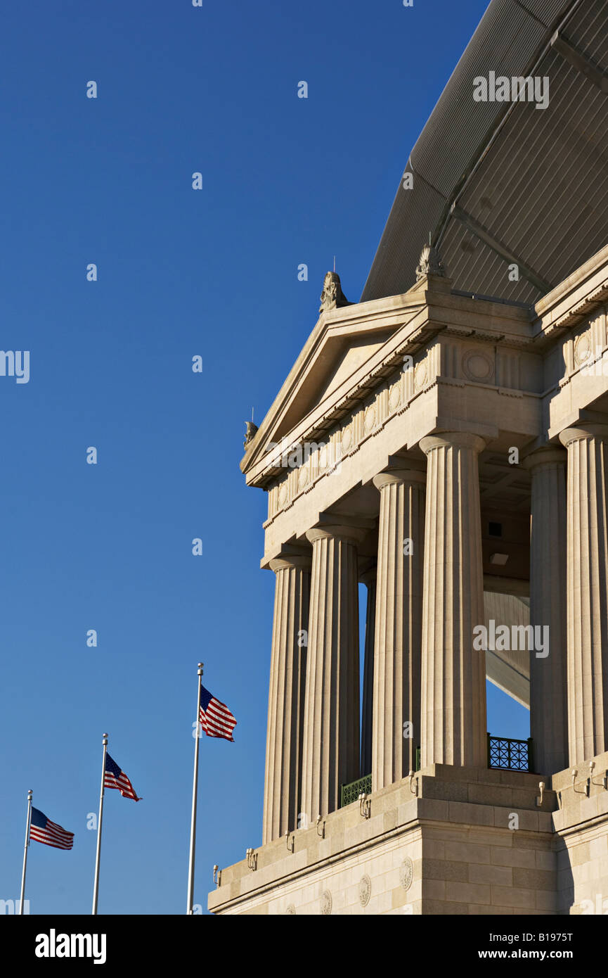 BUILDINGS Chicago Illinois Soldier Field redesigned football field home ...