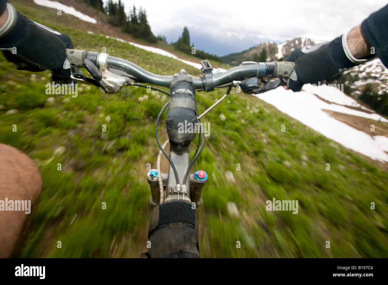 Single track, mountain biking in the southern chilcotin mountains ...