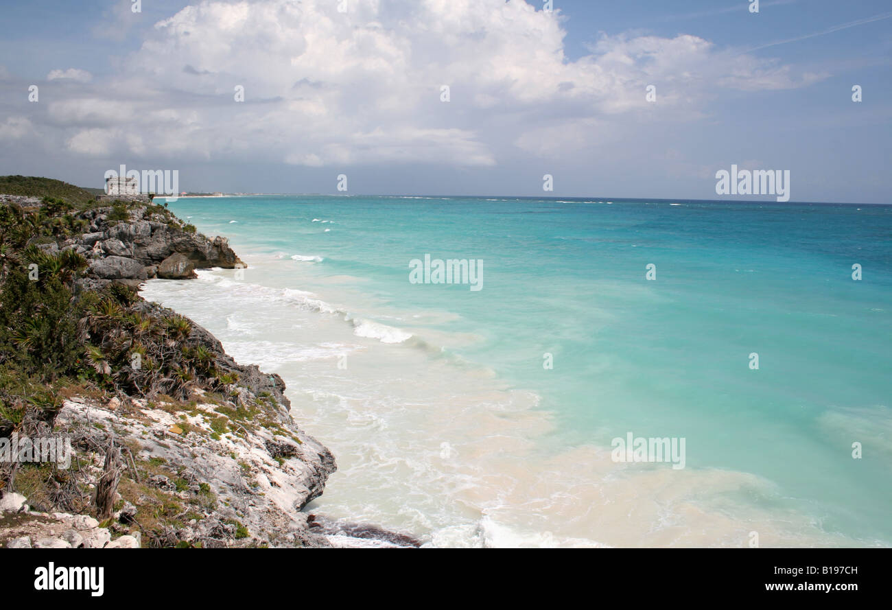 The Tulum Coast Stock Photo - Alamy