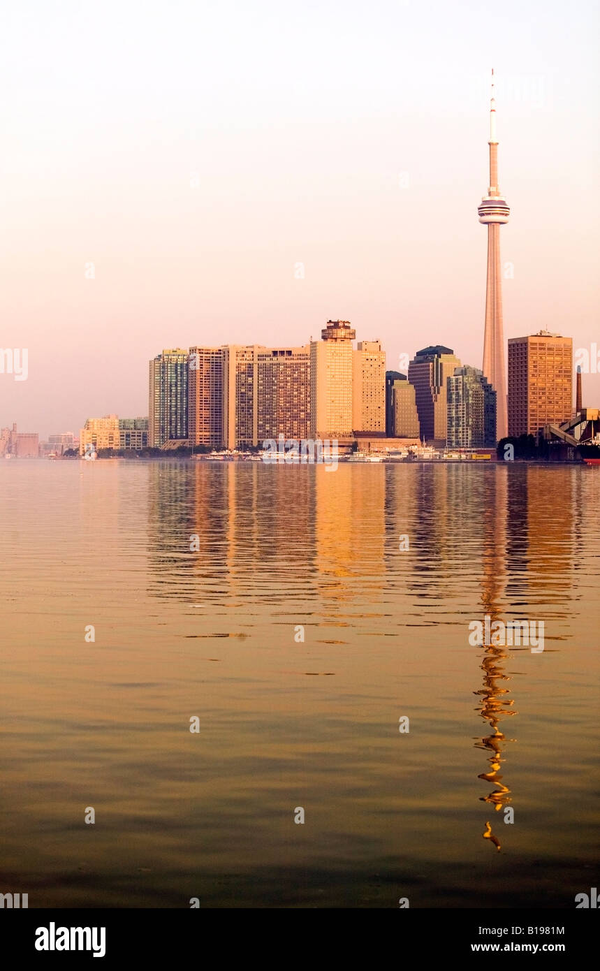 Toronto skyline from cherry street hi-res stock photography and images ...