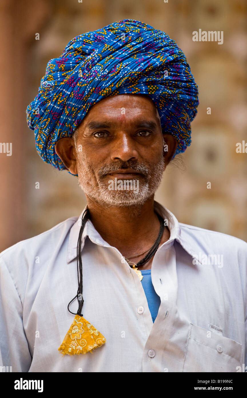Turbaned rajasthani hi-res stock photography and images - Alamy