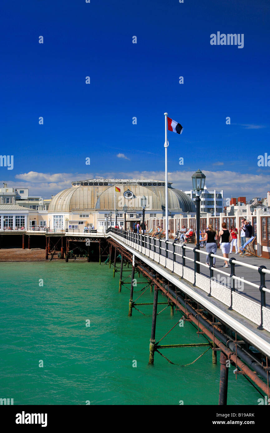 The Pavilion Theatre on the Victorian Pier Worthing Promenade West ...