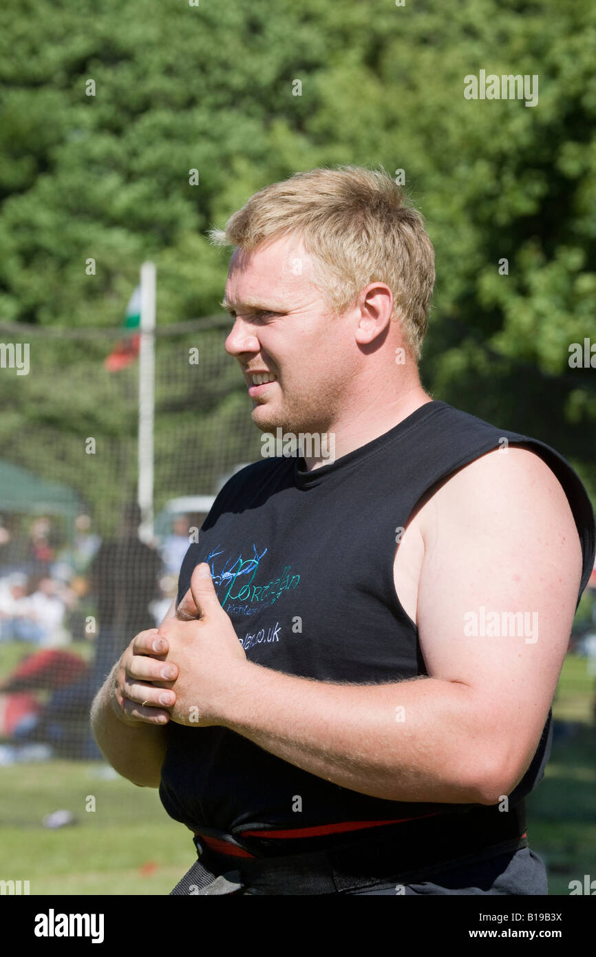 Bruce Robb competitor in heavyweight events, at the Strathmore Highland ...