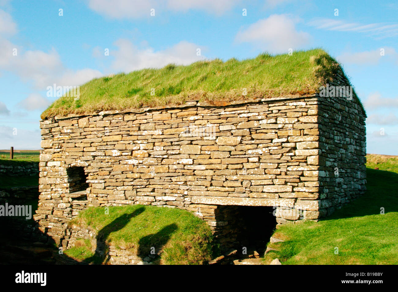 The Click Mill, a rare example of a horizontal water mill. Mainland ...