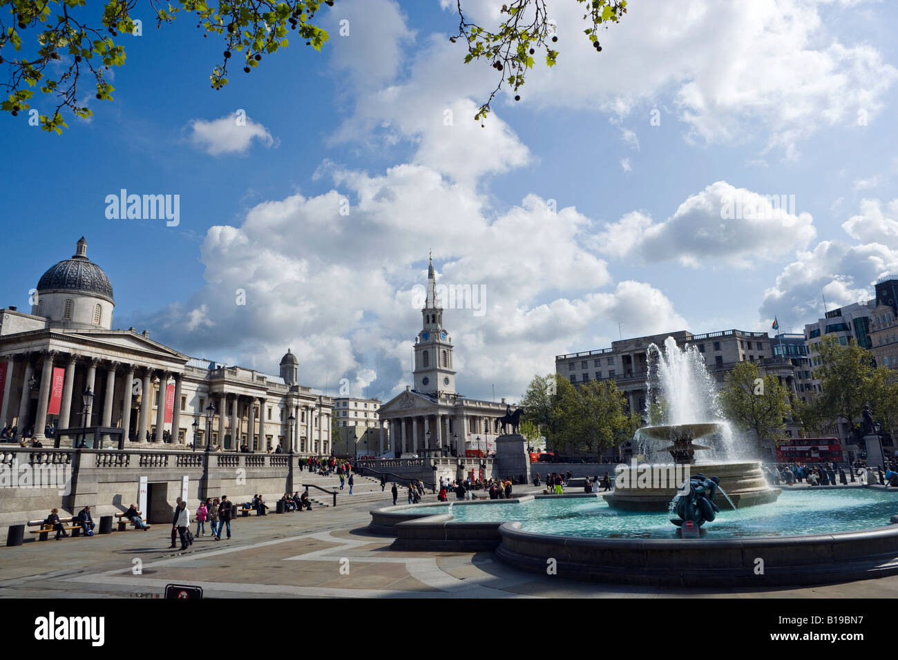 Trafalgar Square London England UK Stock Photo - Alamy