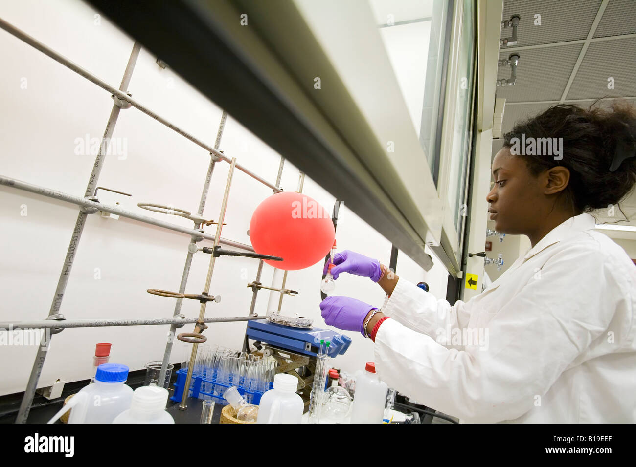 Chemistry Graduate Student Stock Photo - Alamy