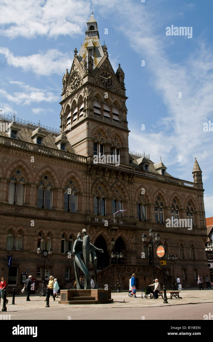 Chester town hall tower hi-res stock photography and images - Alamy