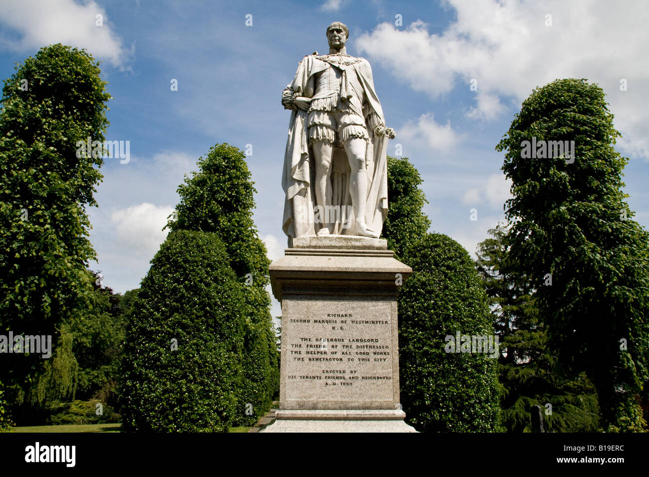 Statue of Richard, Second Marquis of Westminster, The Avenue, Grosvenor ...