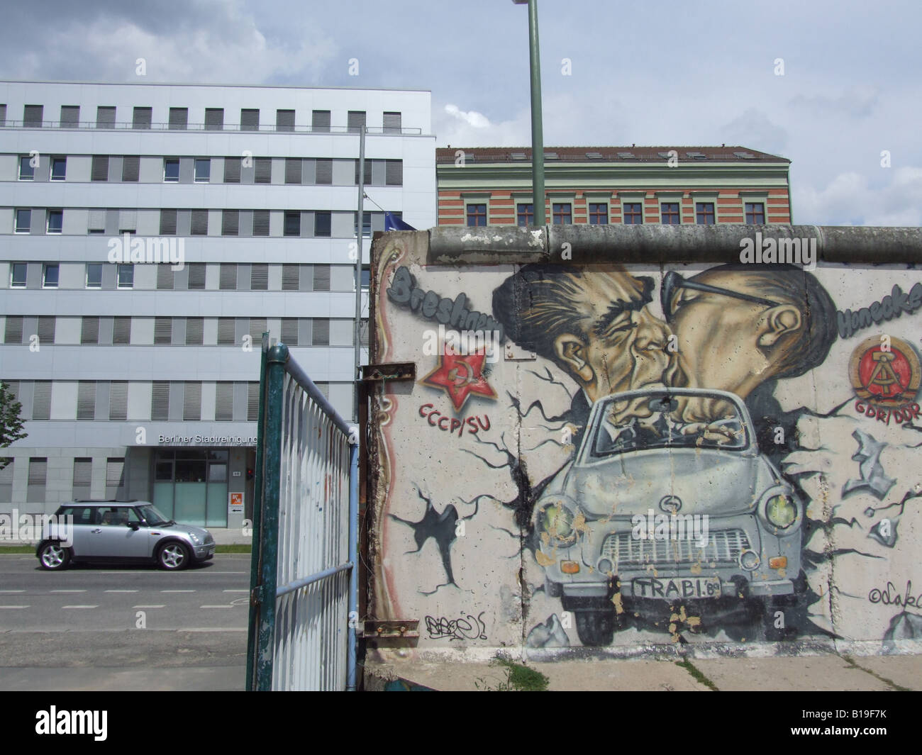 berlin wall in east side gallery area, germany Stock Photo - Alamy