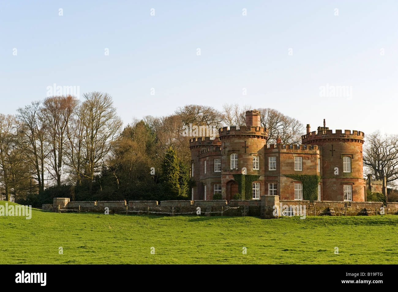 England, Shropshire, Weston under Redcastle. The Citadel - a luxury bed ...