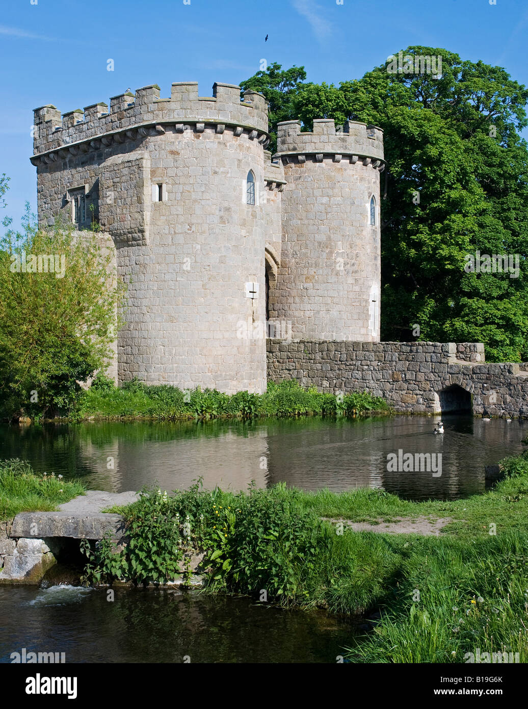England shropshire whittington whittington castle hi-res stock ...