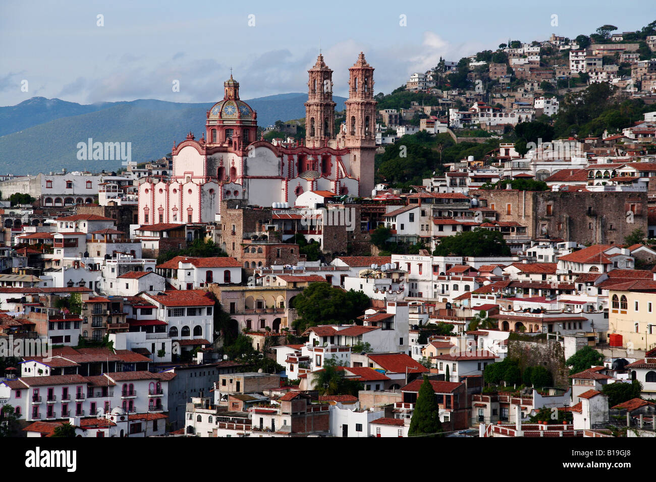Mexico, Guerrero, Taxco. Old Silver mining town of Taxco Stock Photo ...