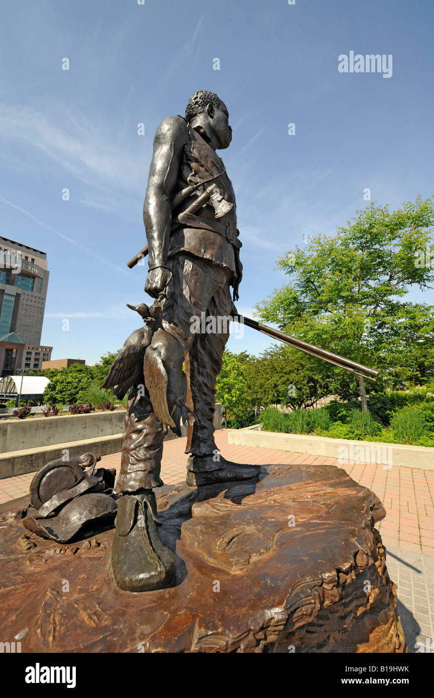 York statue by Ed Hamilton at the Belvedere Waterfront Park downtown ...