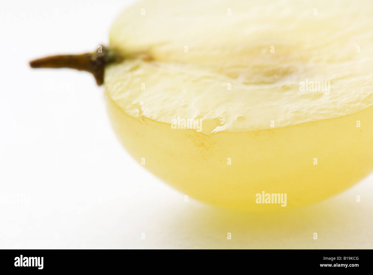 White grape, cross section, extreme close-up Stock Photo - Alamy