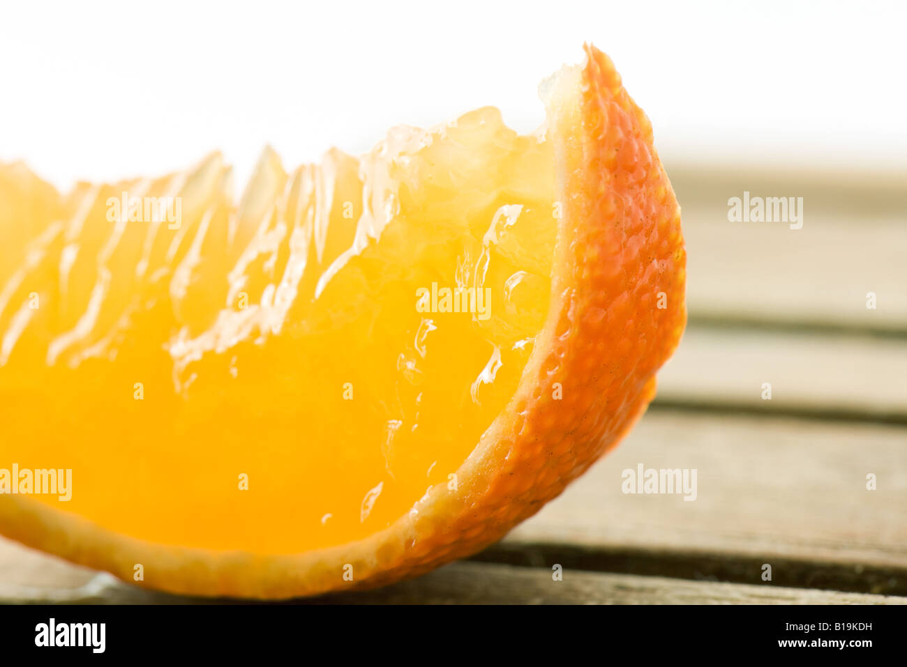 Orange slice, close-up Stock Photo - Alamy