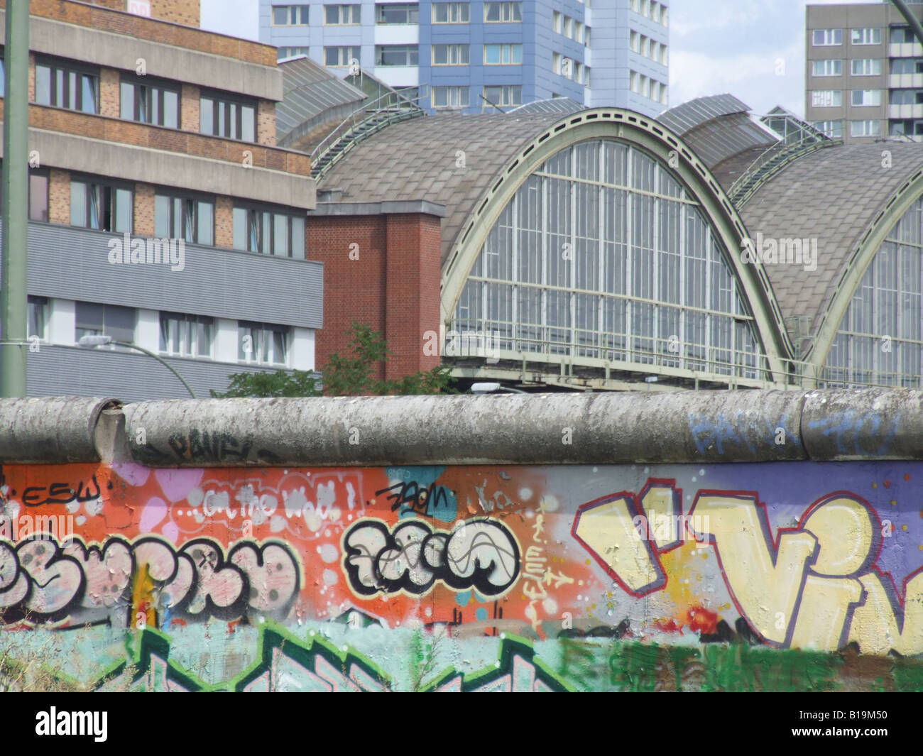 berlin wall in east side gallery area, germany Stock Photo - Alamy