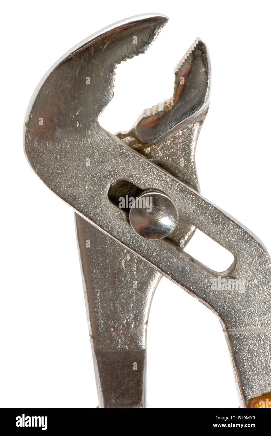 object on white tool adjustable wrench Stock Photo - Alamy