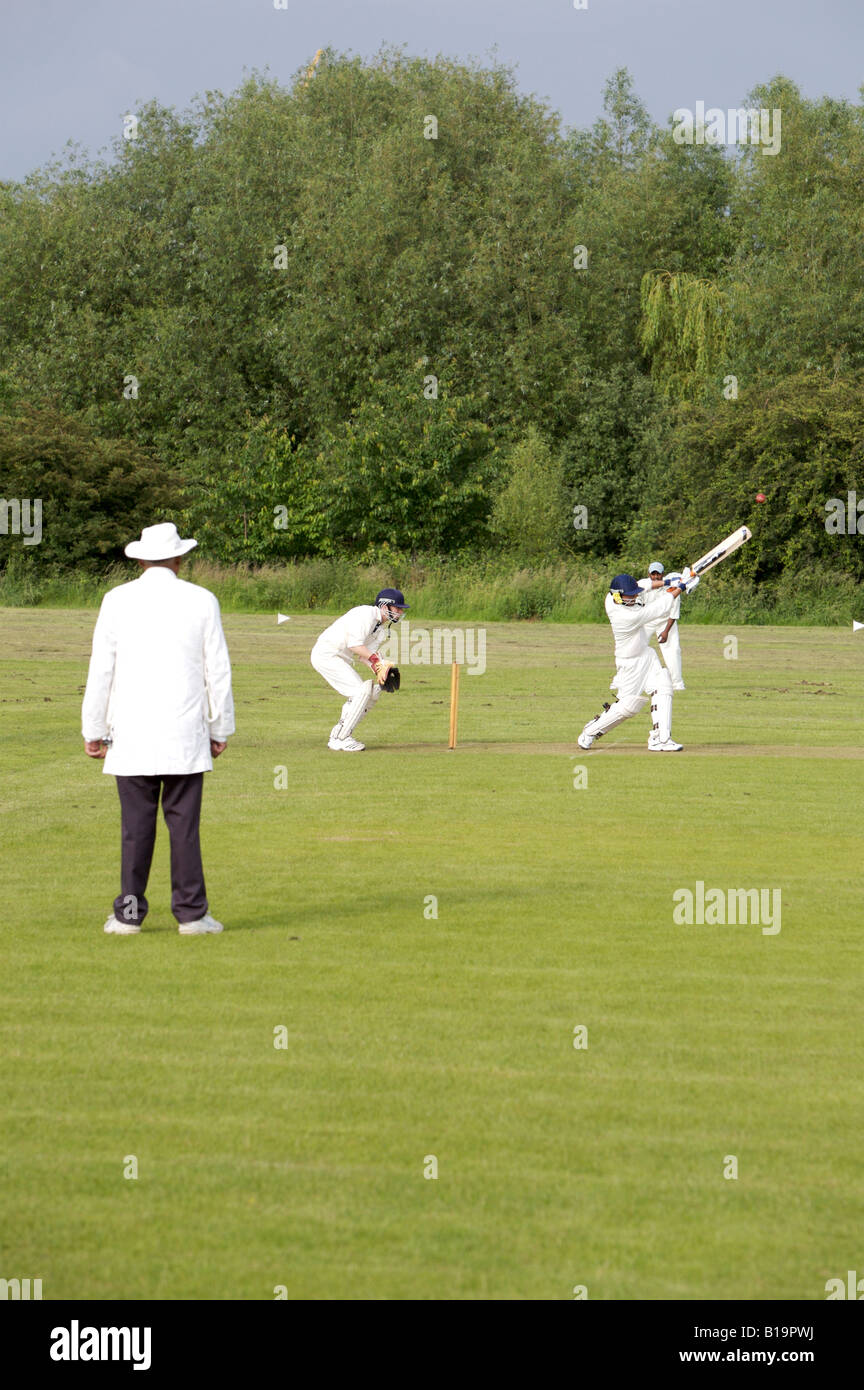 A village cricket match Stock Photo - Alamy